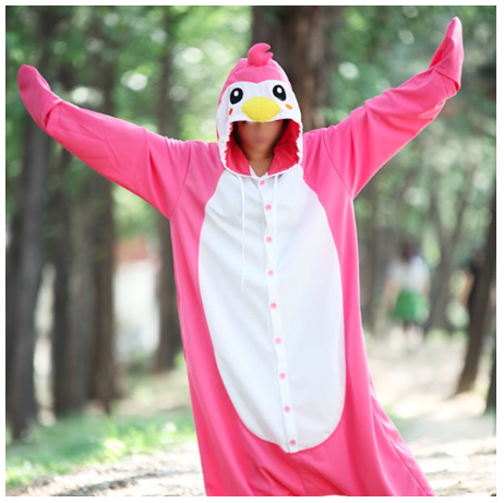 Pink Penguin Original Sazac Animal Pajama Onesies Kigurumi from South ...